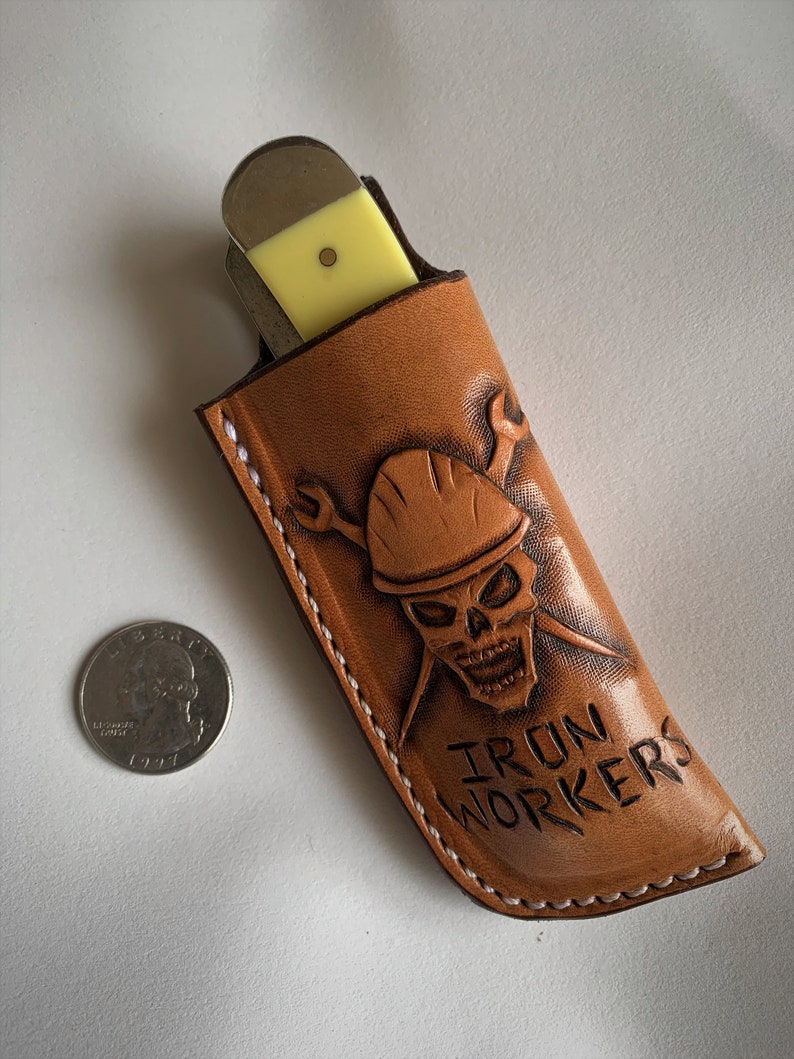 Custom Made Leather Knife Sheath - Etsy