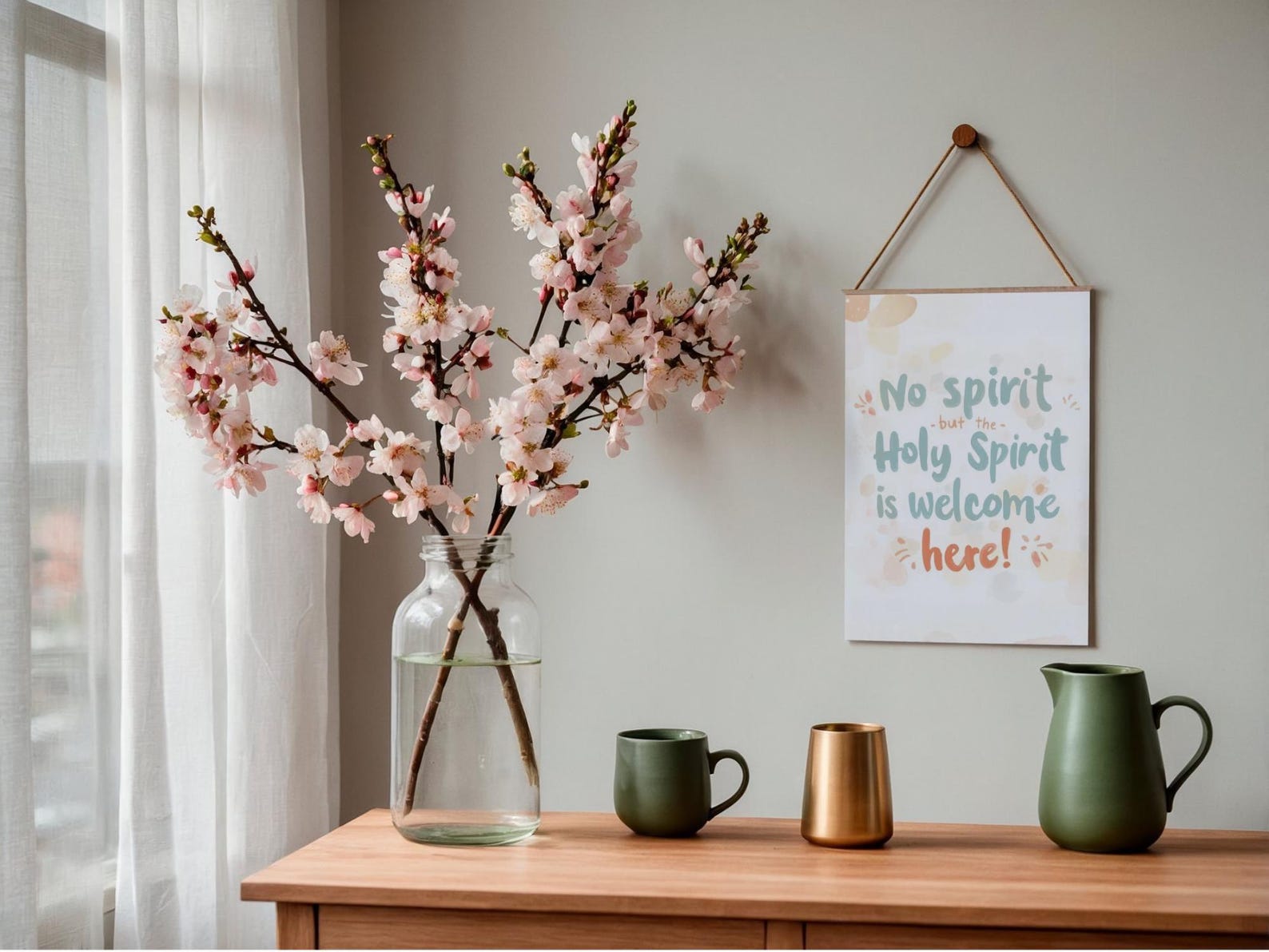 No Spirit but the Holy Spirit! - Etsy