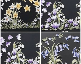 Carnation Craft Die Cuts - Etsy