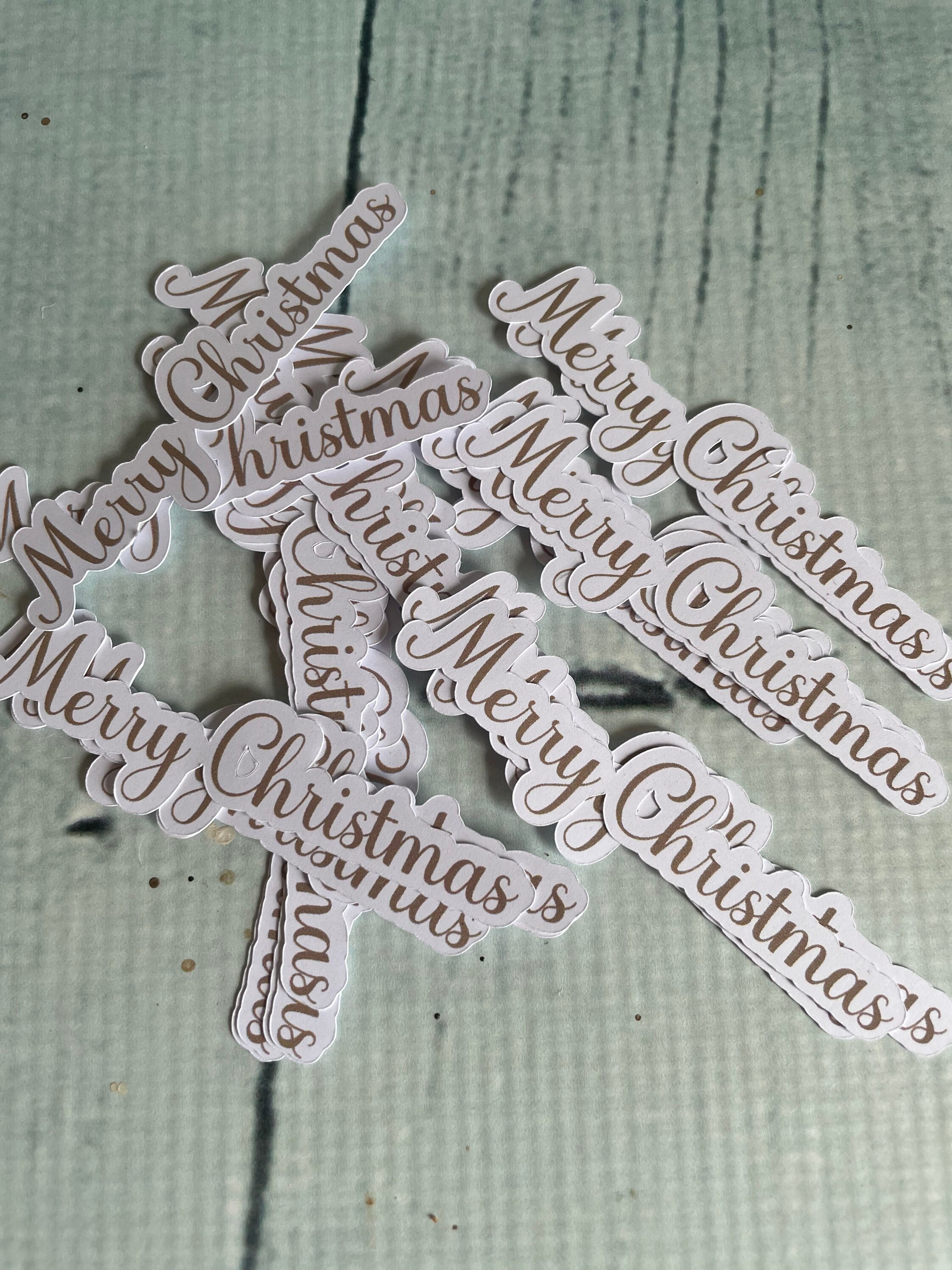 Christmas Pack of Greetings, Card Toppers, Embellishments, Pack of ...