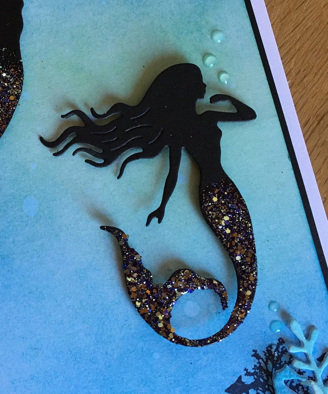 Mermaid Card Toppers, Mermaid Card Embellishments, Ariel Card Toppers ...