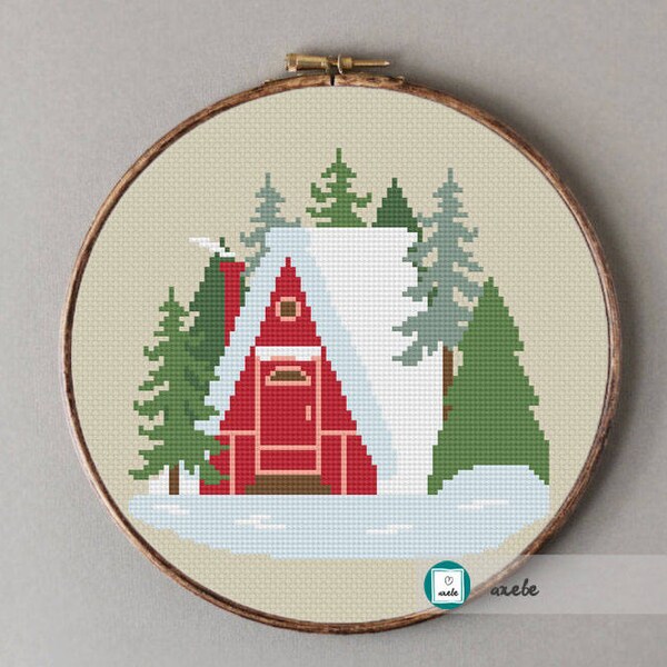 House Cross Stitch - Etsy