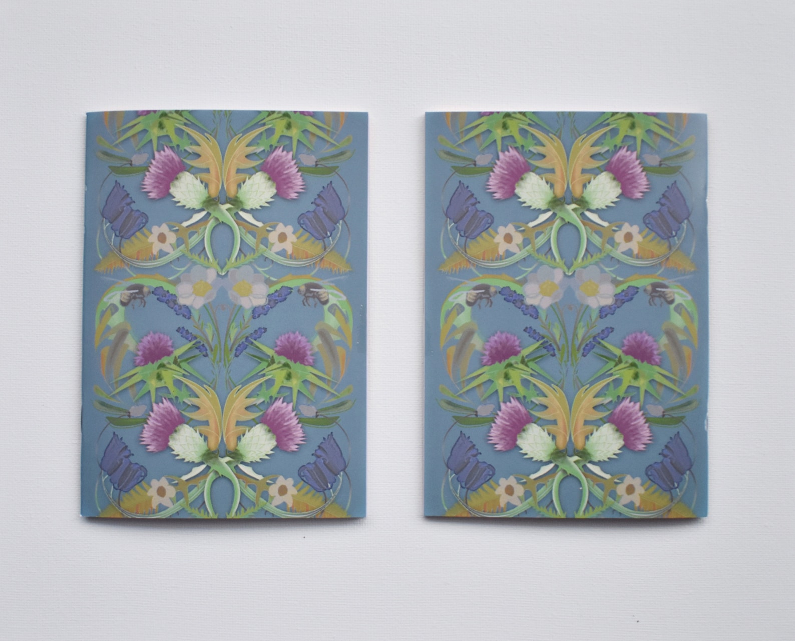 Scottish Thistle Notebook A6 / Blank Mini Sketchbook / Small A6 Jotter ...