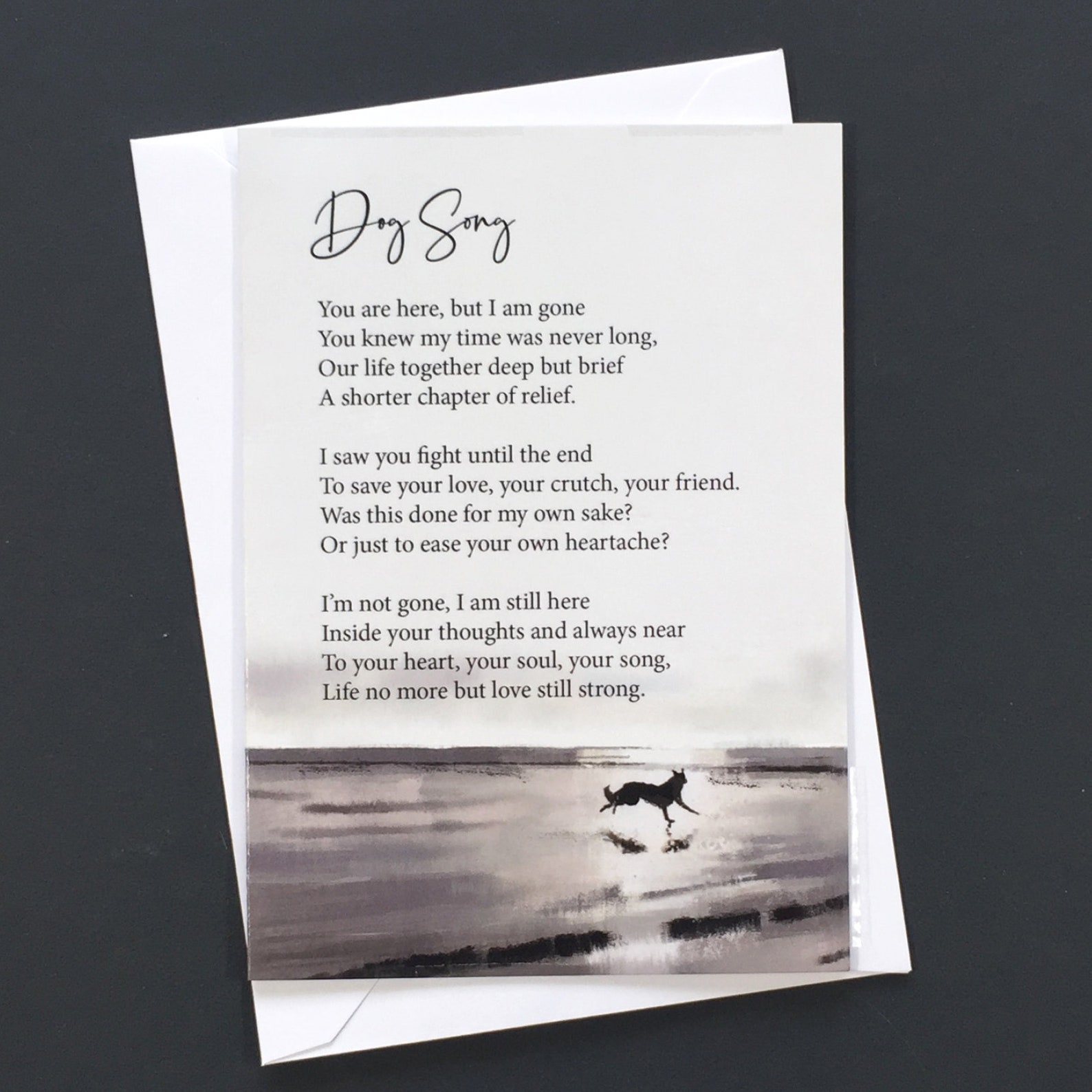 Dog Loss Card Dog Bereavement Card Dog Sympathy Card Dog - Etsy