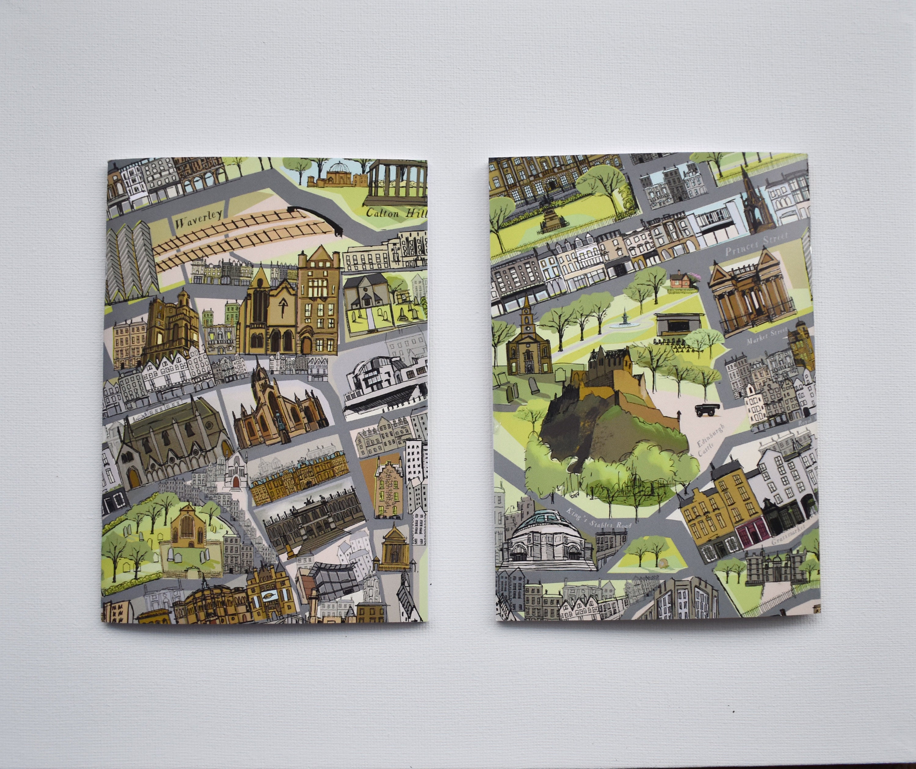 Edinburgh Scotland A6 Journal Notebook Scottish Gifts Map Art | Etsy
