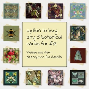 Scottish Thistle Greeting Card Inspired by Artist William Morris ...
