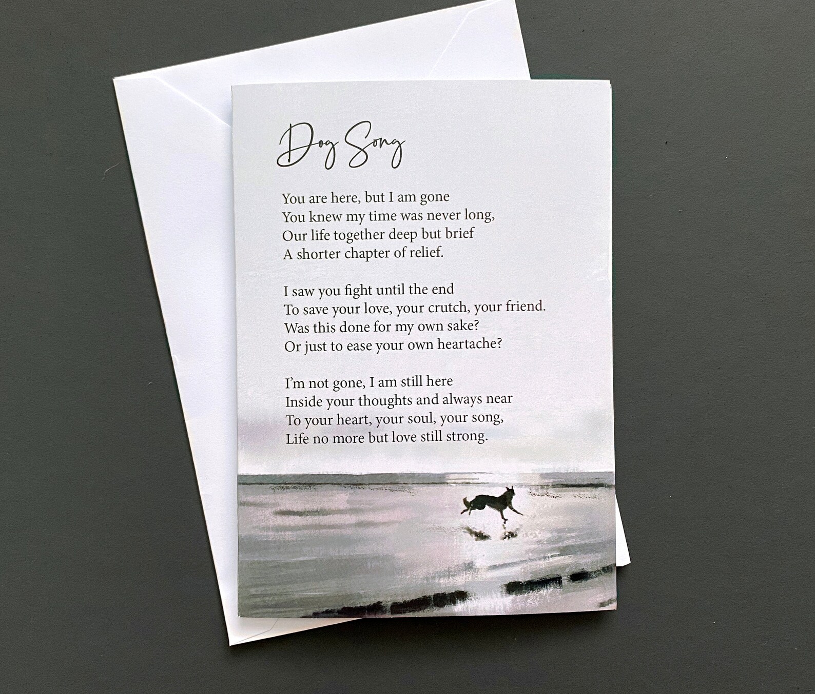 Dog Loss Card Dog Bereavement Card Dog Sympathy Card Dog | Etsy