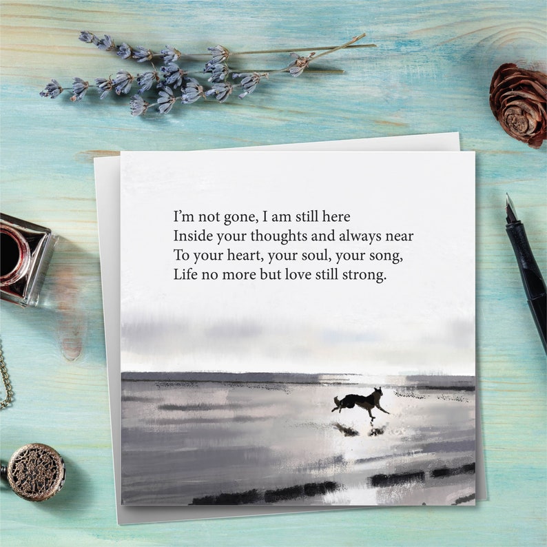 Dog Loss Card Dog Bereavement Card Dog Sympathy Card Dog - Etsy