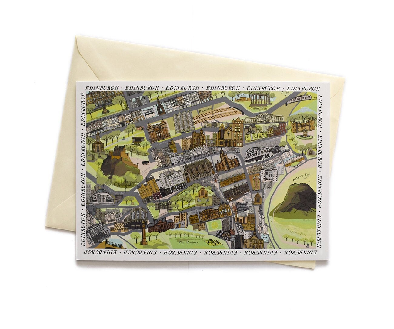 Edinburgh Birthday Card Scotland Birthday Card Edinburgh - Etsy UK