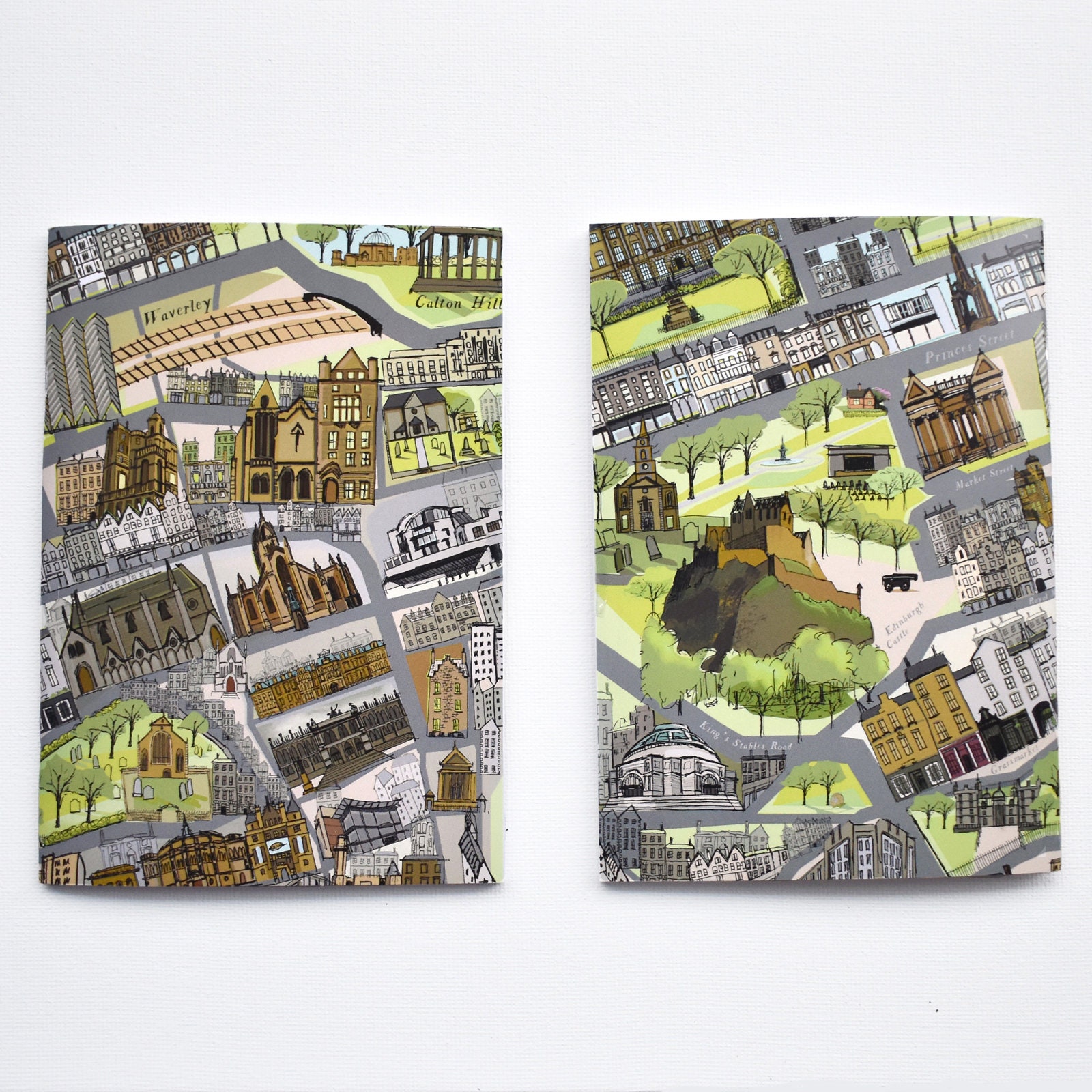 Edinburgh Scotland A6 Journal Notebook Scottish Gifts Map Art - Etsy UK