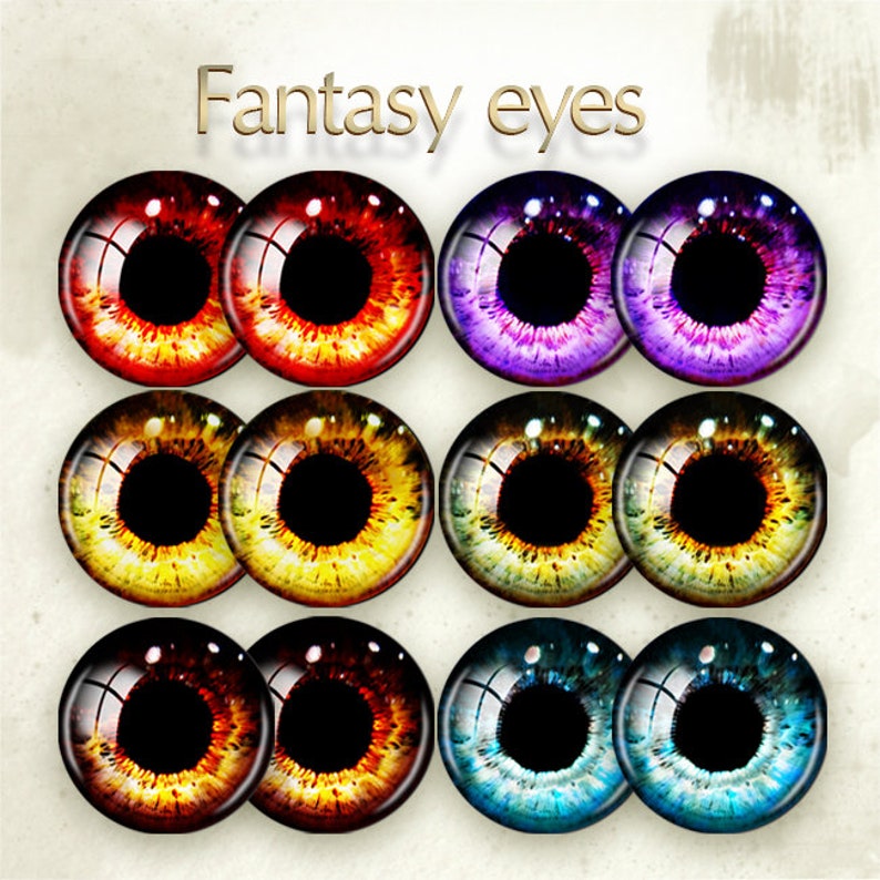 Realistic Printable Eye Iris - Printable Word Searches