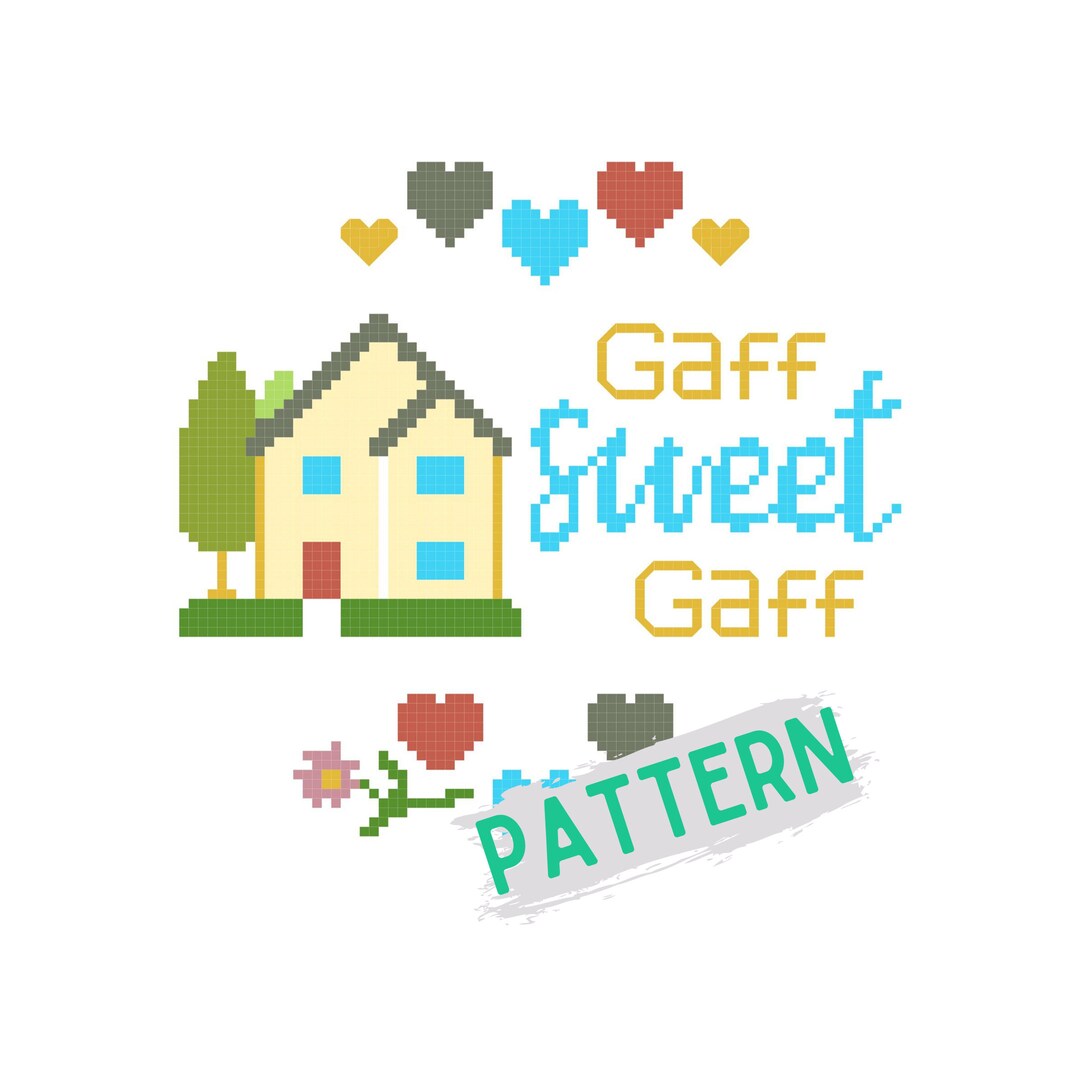 Gaff Sweet Gaff Cross Stitch Pattern - Etsy