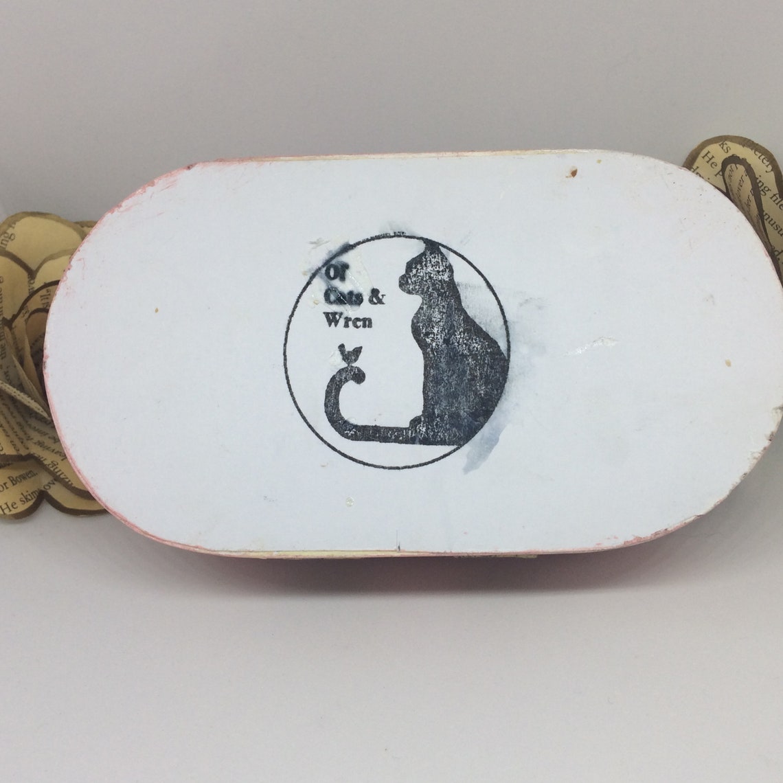 White Rabbit Jewelry Box Wooden Box With Alice in Wonderland - Etsy