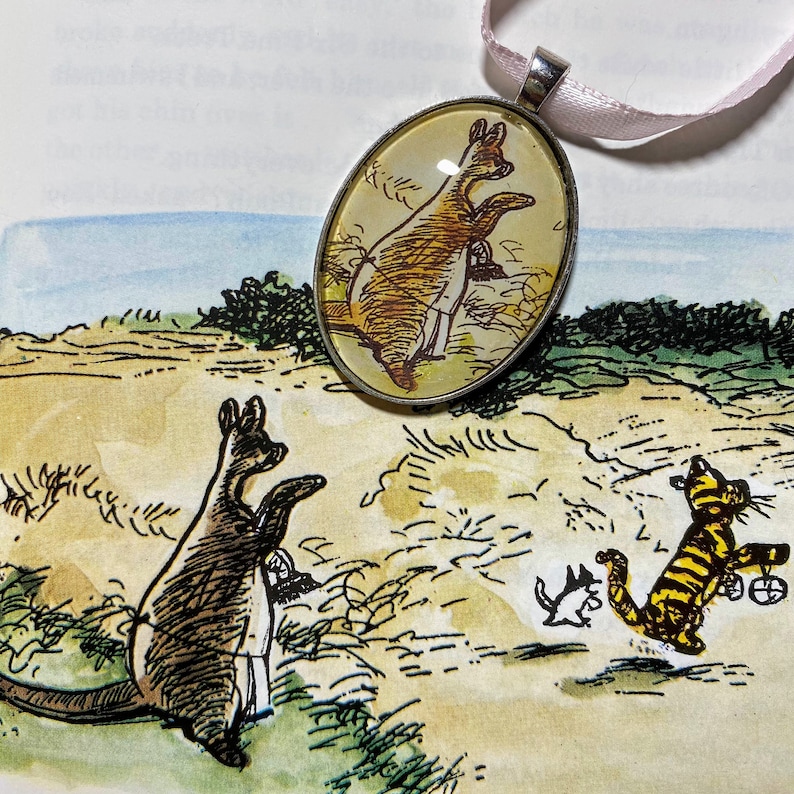 Kanga and Roo Winnie the Pooh Book Ornaments Handmade W Real - Etsy