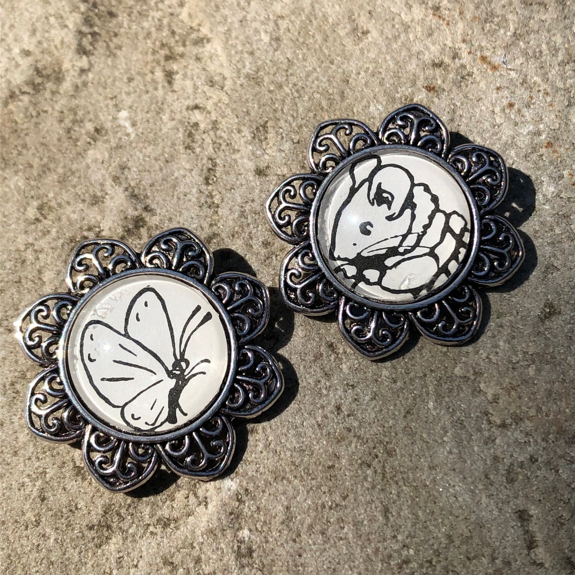 Butterfly Brooch Handmade With Real Vintage Beatrix Potter | Etsy