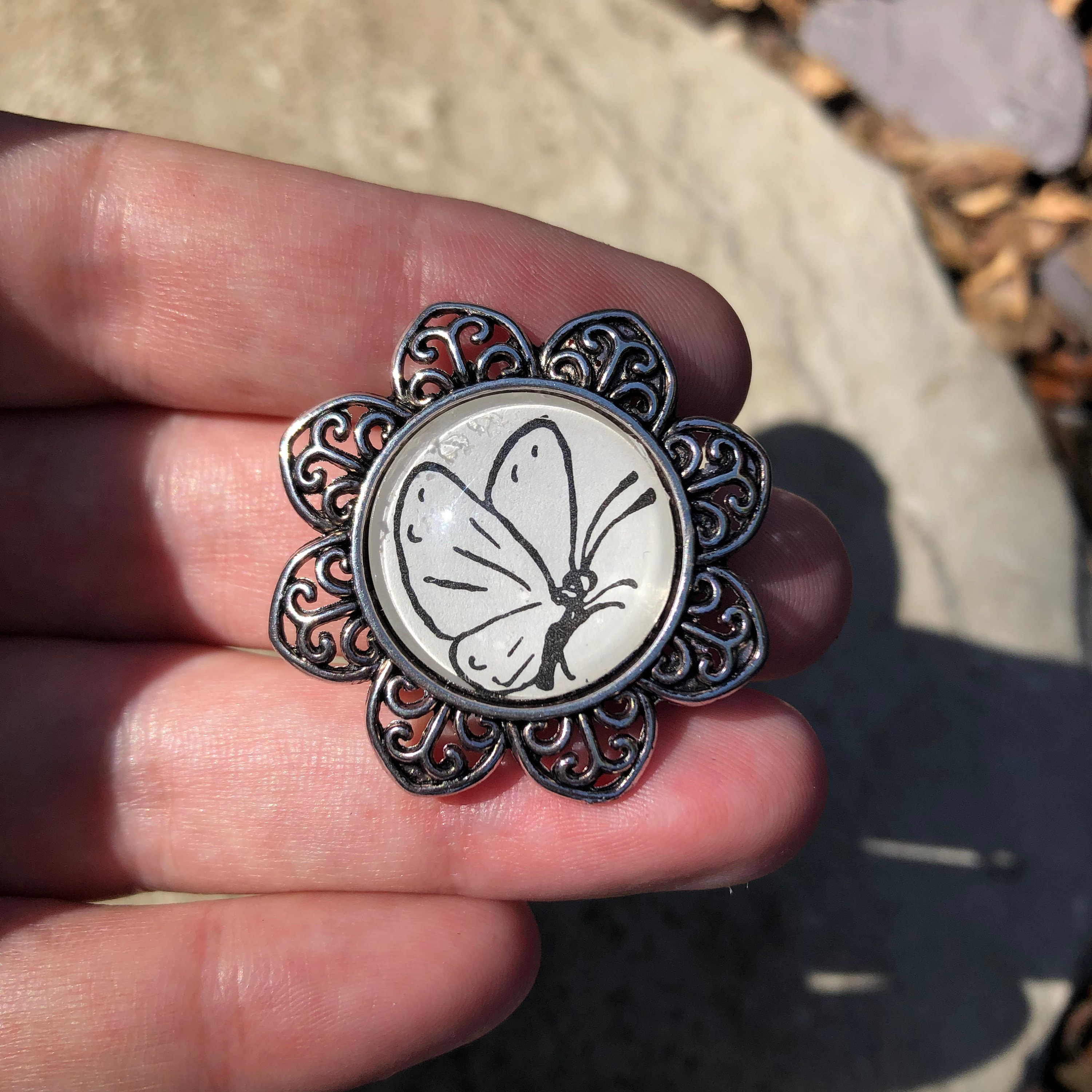 Butterfly Brooch Handmade With Real Vintage Beatrix Potter | Etsy