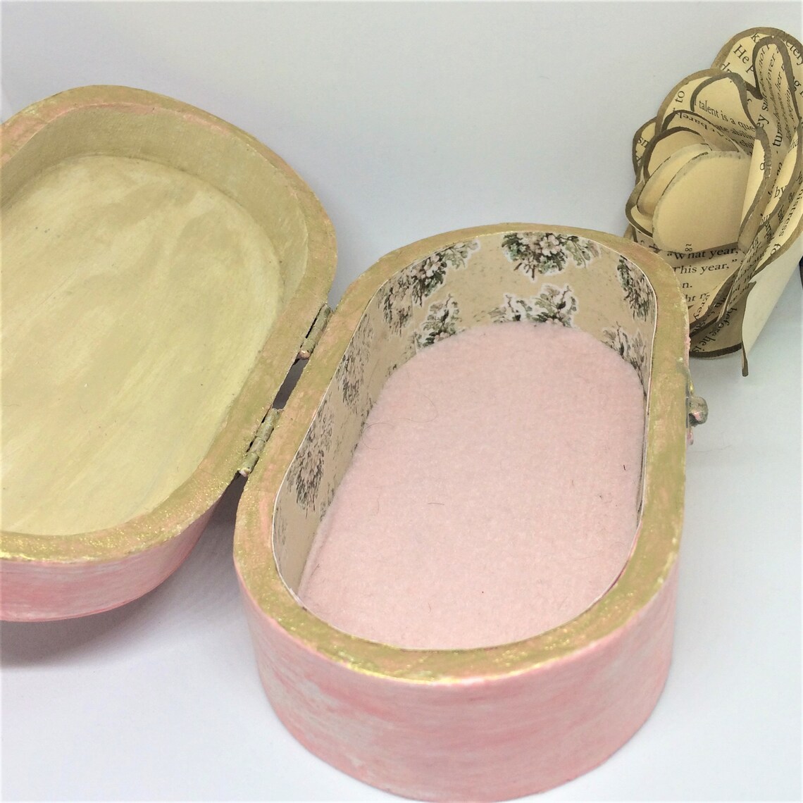 White Rabbit Jewelry Box Wooden Box With Alice in Wonderland - Etsy