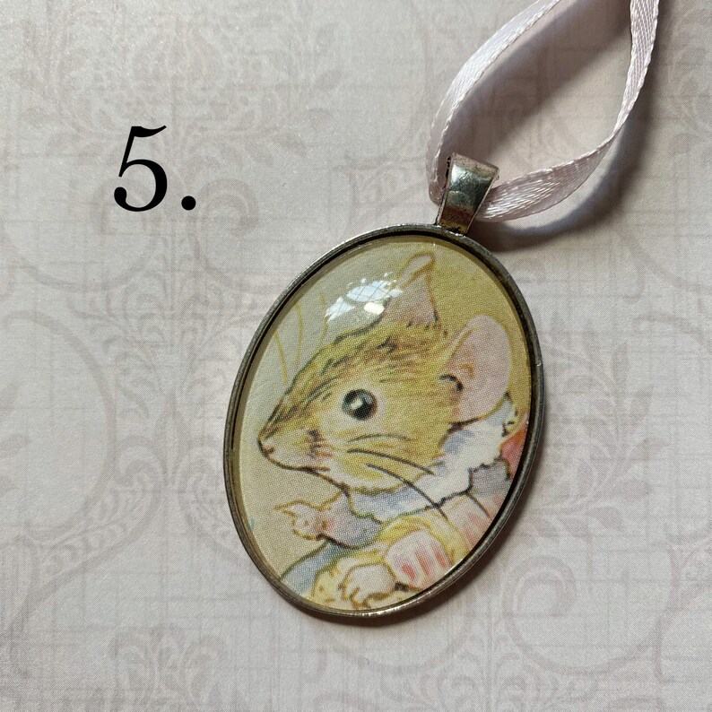 Beatrix Potter Mouse Ornament Handmade With Real Vintage - Etsy