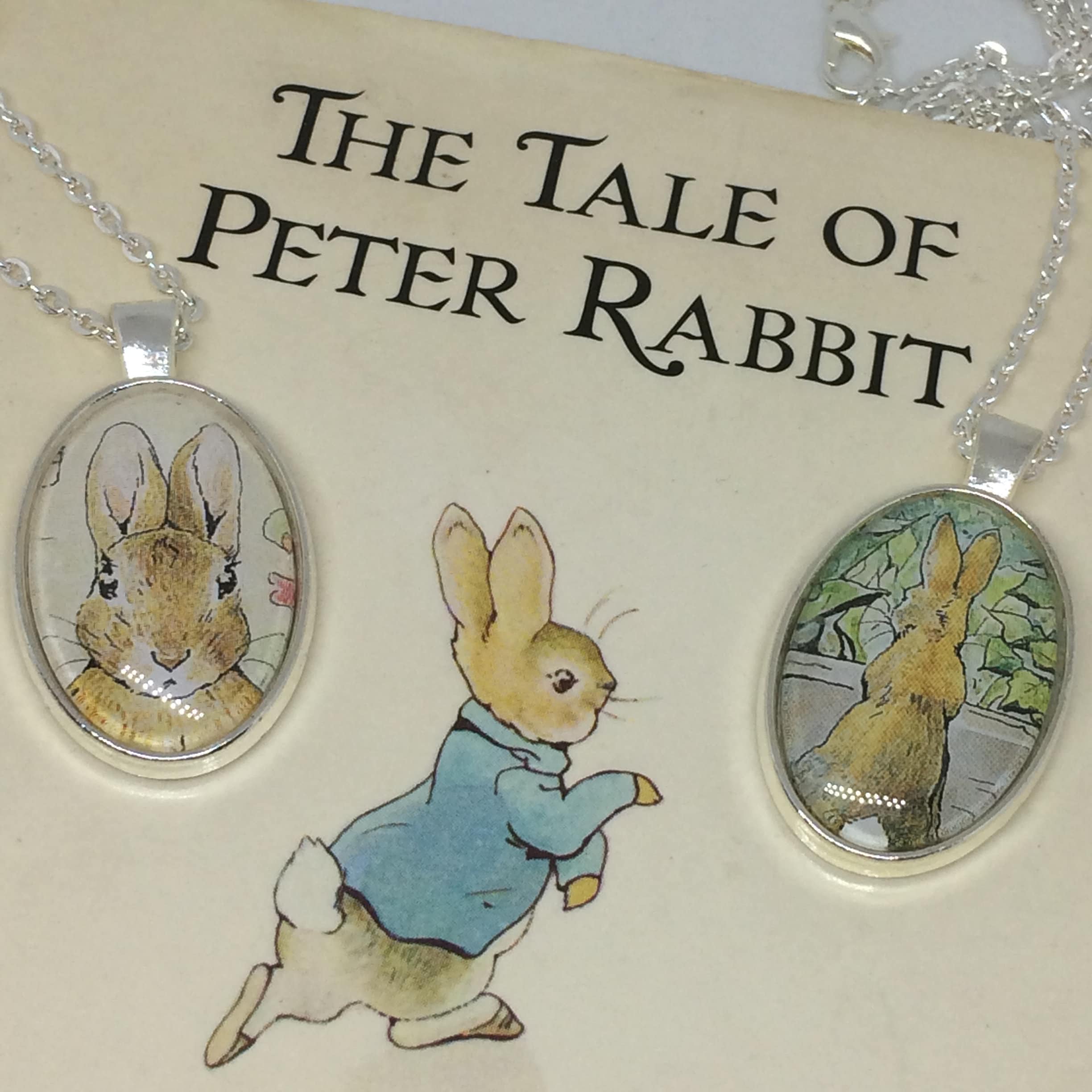 Peter Rabbit Necklace Beatrix Potter Necklace Handmade With | Etsy