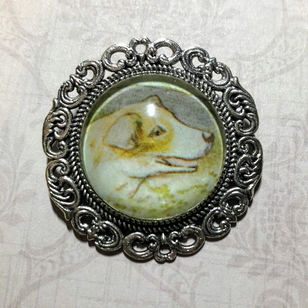 Beagle Brooch - Beatrix Potter Brooch Handmade With Real Vintage Book ...