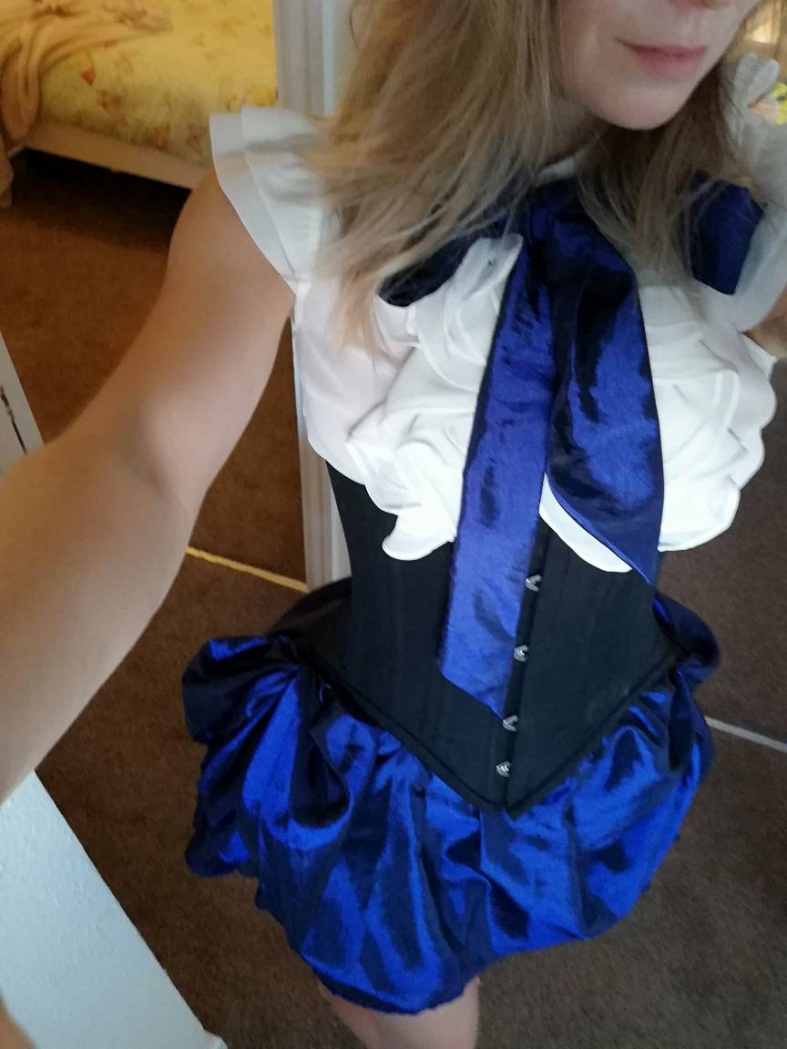 Handmade Disney Animé Bustle Corset Dress Arial Little Mermaid Cosplay ...