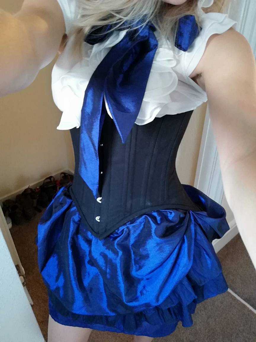 Handmade Disney Animé Bustle Corset Dress Arial Little Mermaid Cosplay ...