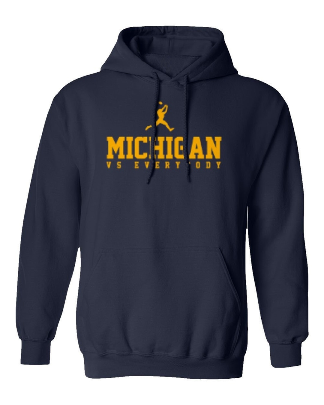 Michigan Against Everyone Football Coach Support Unisex Hooded - Etsy