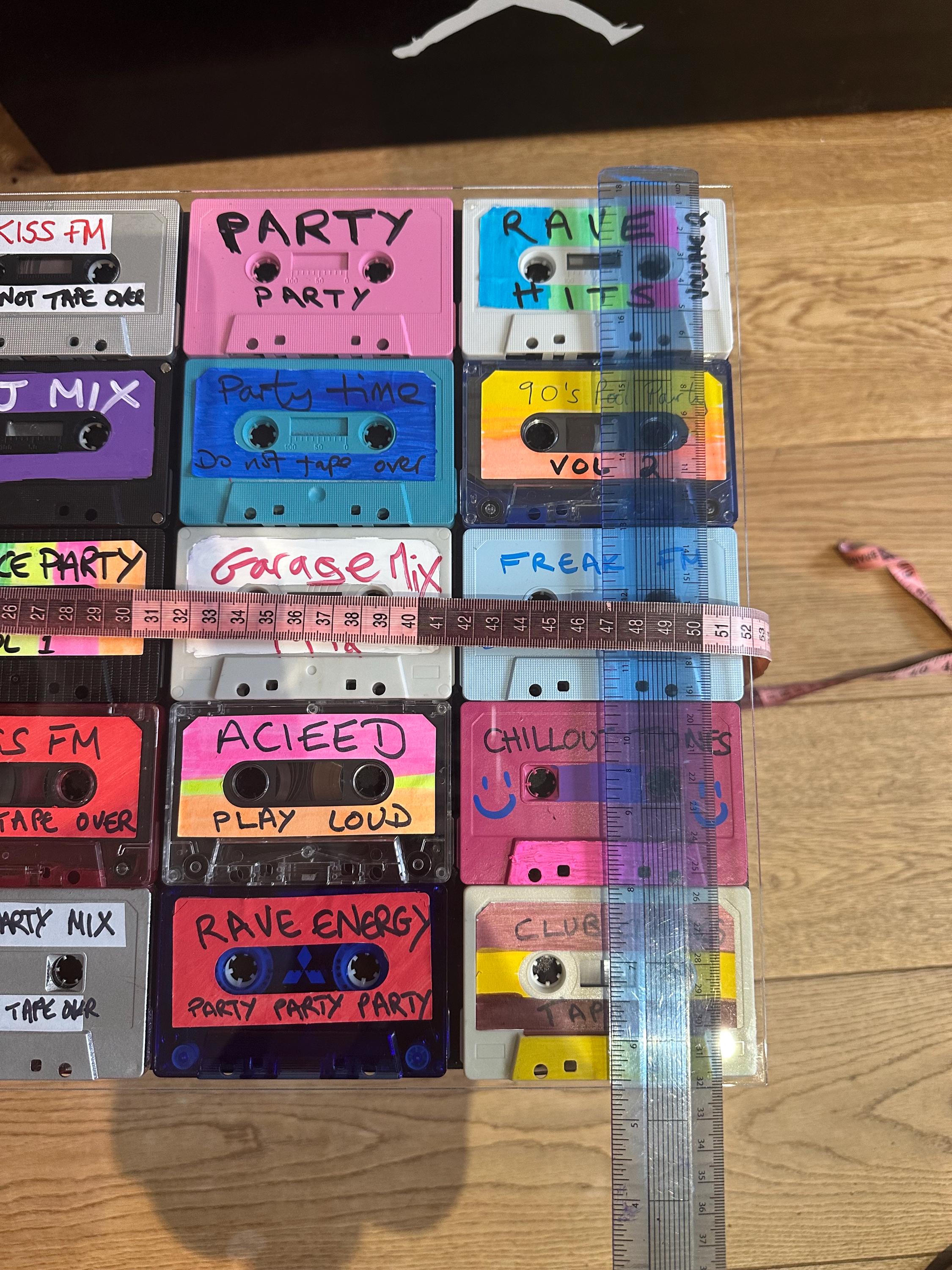 Handmade Cassette Tape Coffee Table: Unique Mixtape Decor - Etsy