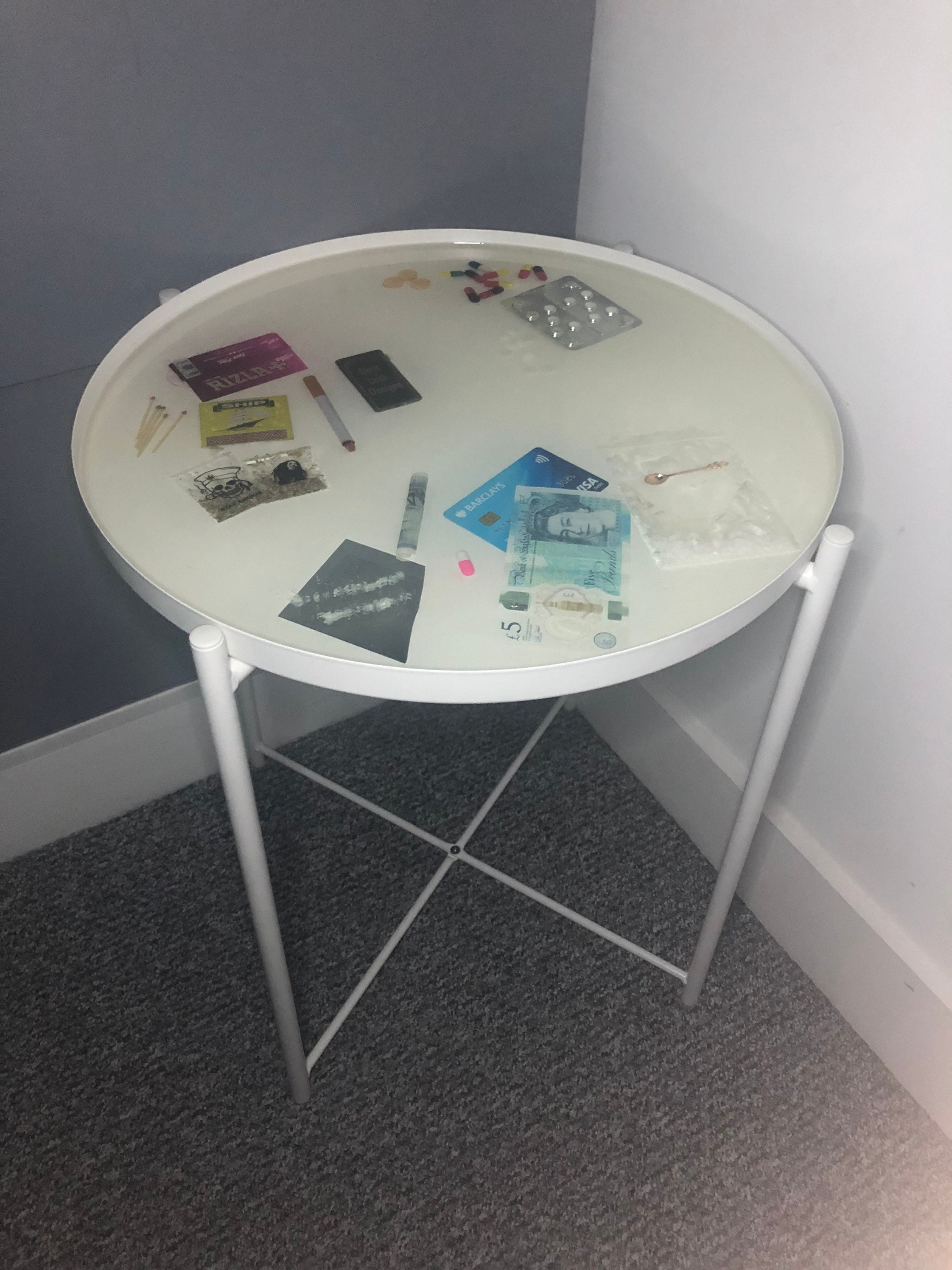 Table Party Pill handmade unique after party table happy | Etsy