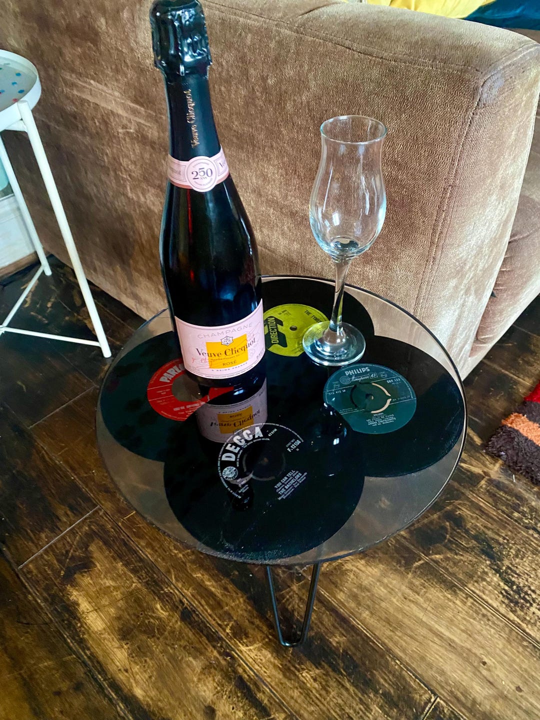 Table Records Music Coffee Table Side Table Resin 7inch Vinyl 36cm ...