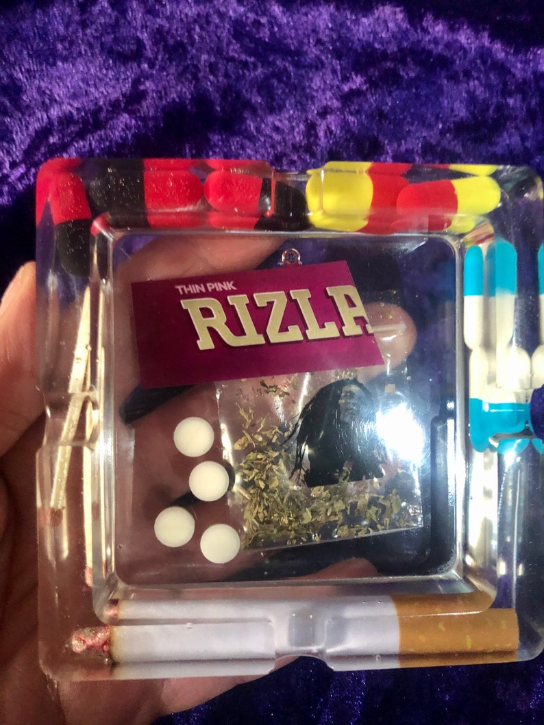 Party Pill Ashtray Resin Custom Design Pill and Party - Etsy