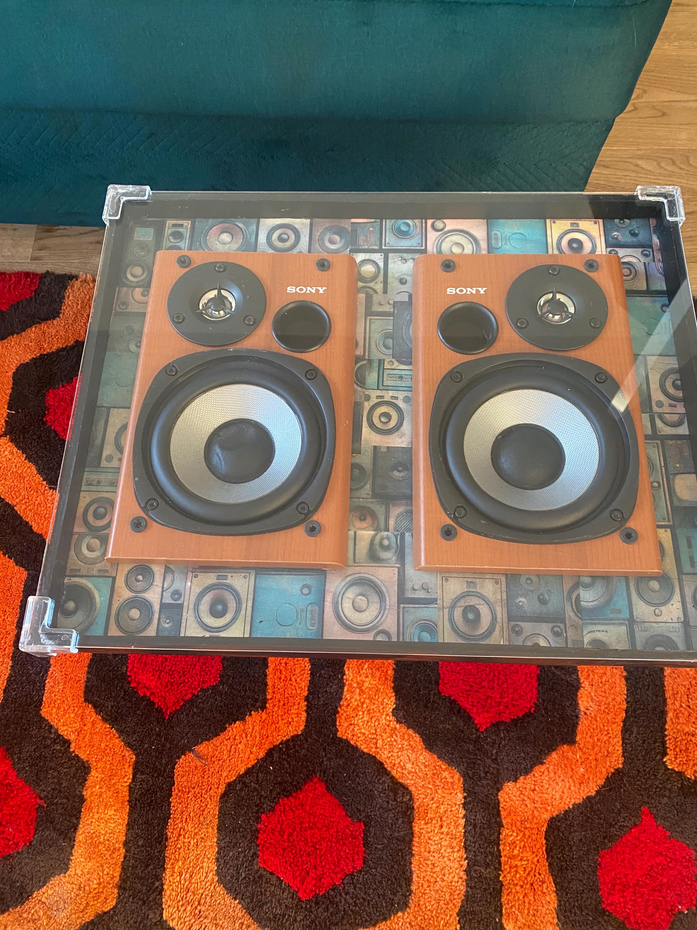 Handmade Speaker Table: Unique Music Lover Furniture - Etsy