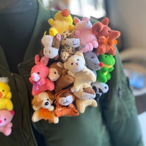 Jacket Bespoke Customised One Off, Plushies Hand Sewn Made to Order ...