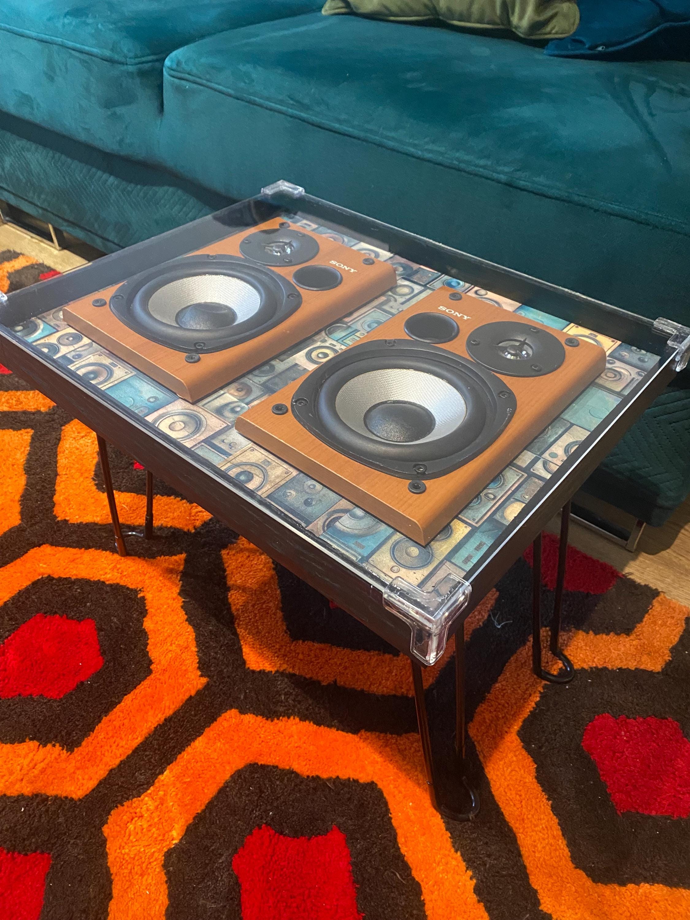 Handmade Speaker Table: Unique Music Lover Furniture - Etsy