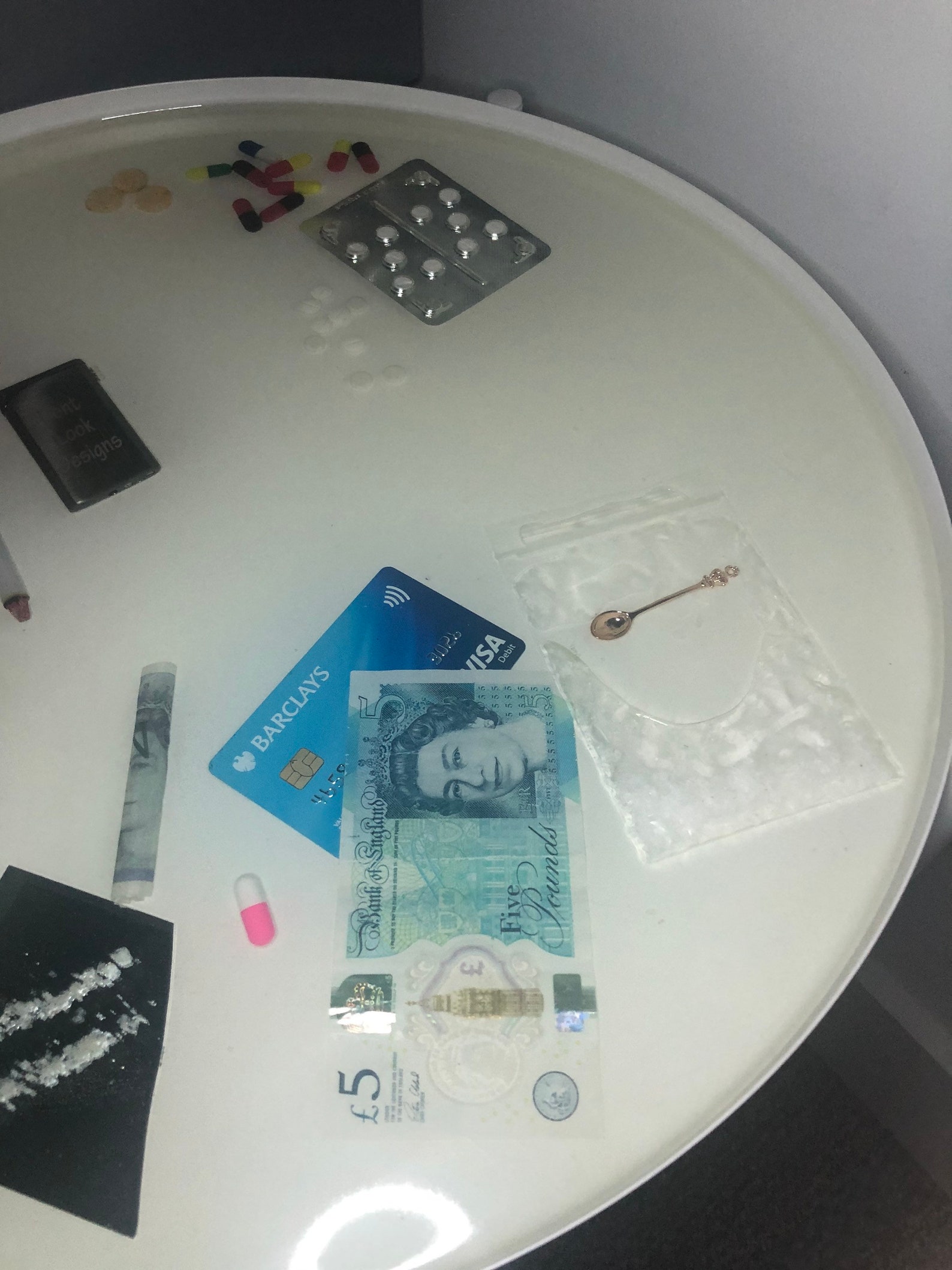 Table Party Pill Handmade Unique After Party Table Happy - Etsy UK