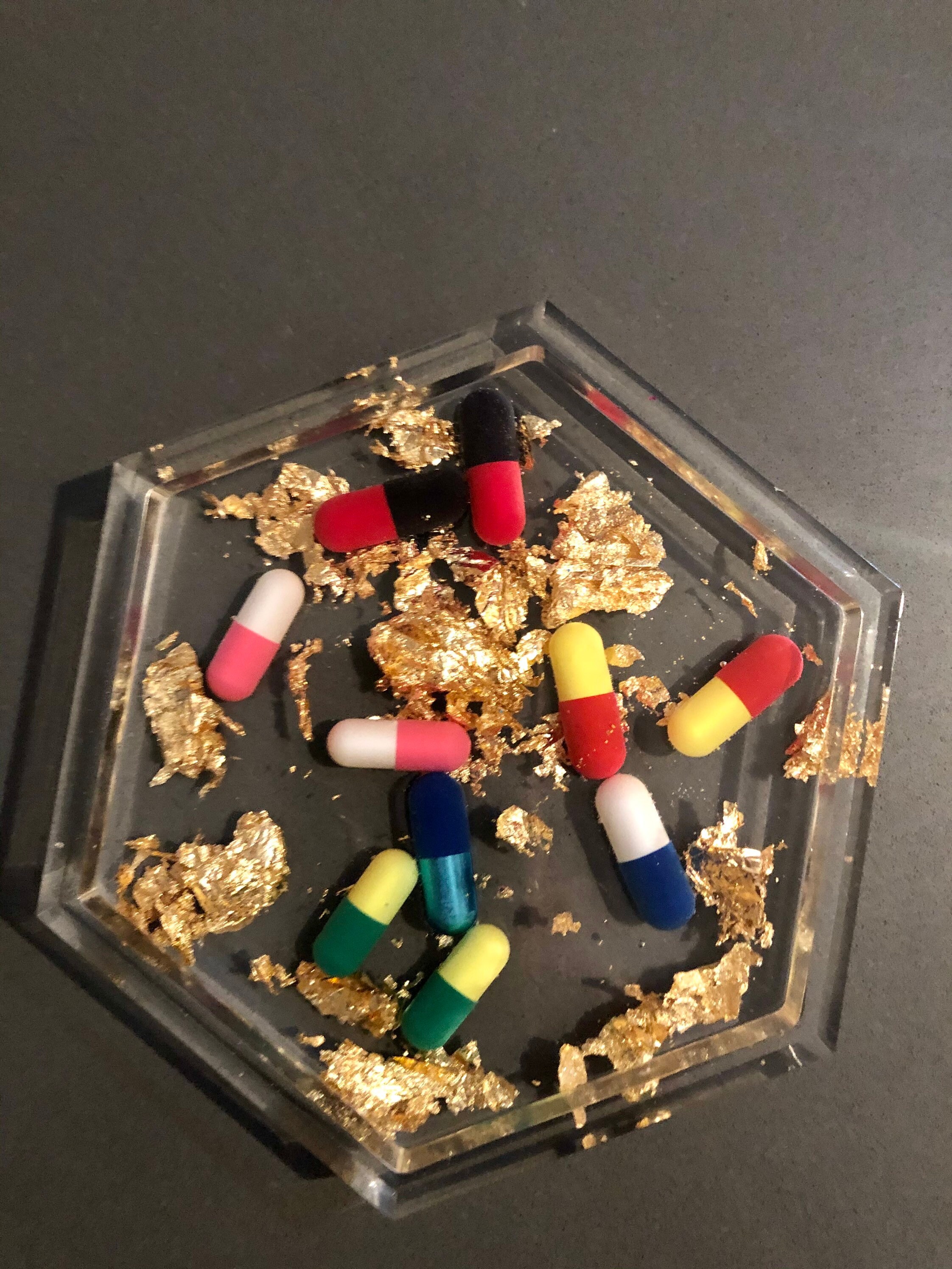 Party Pill Coaster Pharmacist Gift Resin Custom Design Pill - Etsy UK