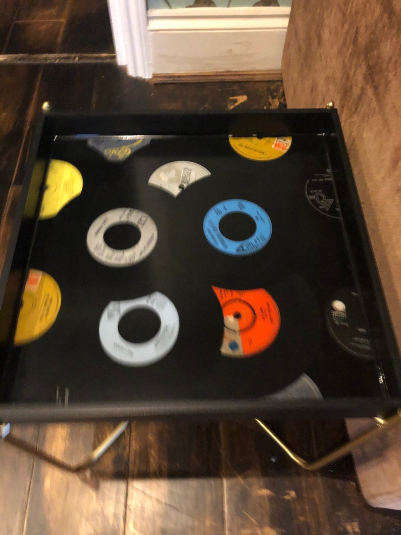Table Record Vinyl Unique Coffee Table Music Lover Decor | Etsy