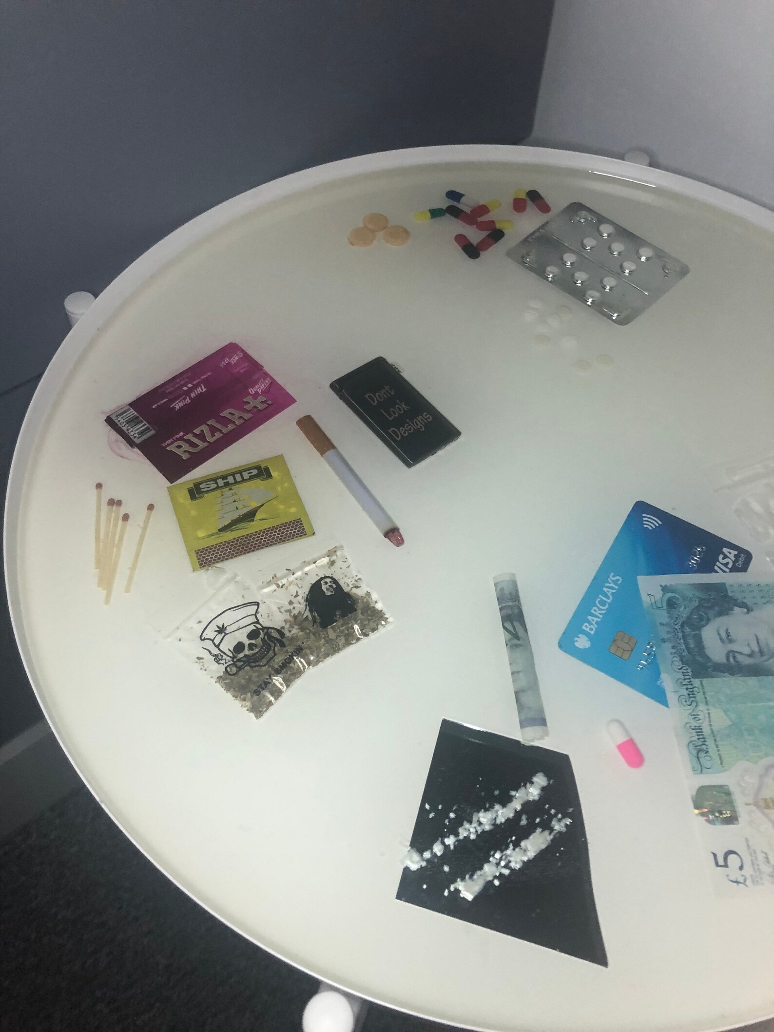 Table Party Pill Handmade Unique After Party Table Happy - Etsy UK