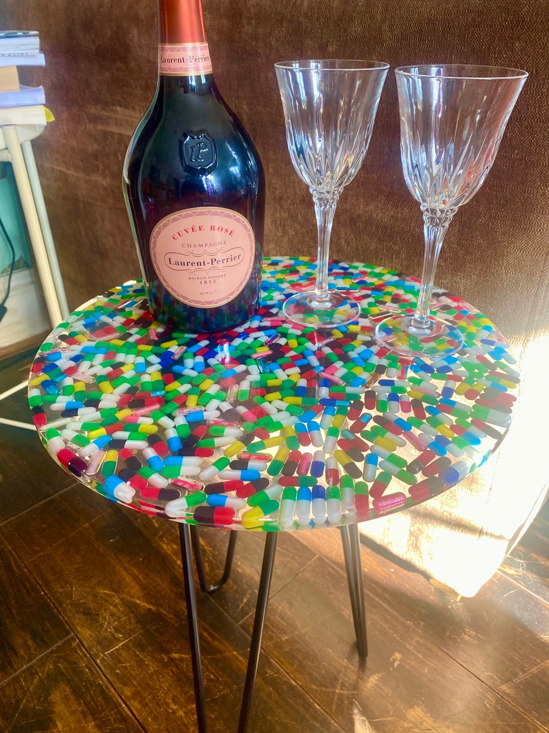 Resin Pill Coffee Table - Etsy