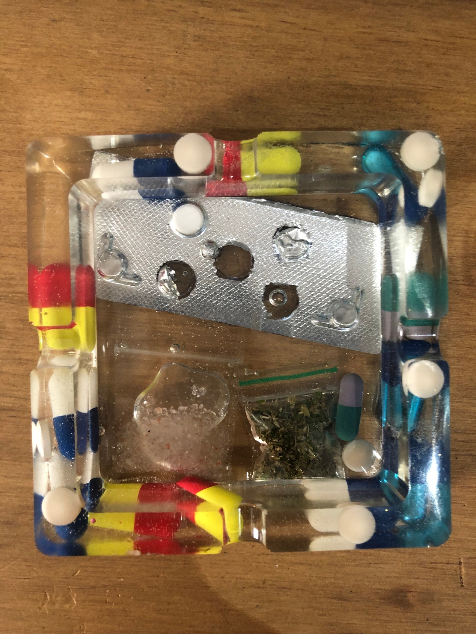 Party Pill Ashtray Resin Custom Design Pill and Party - Etsy