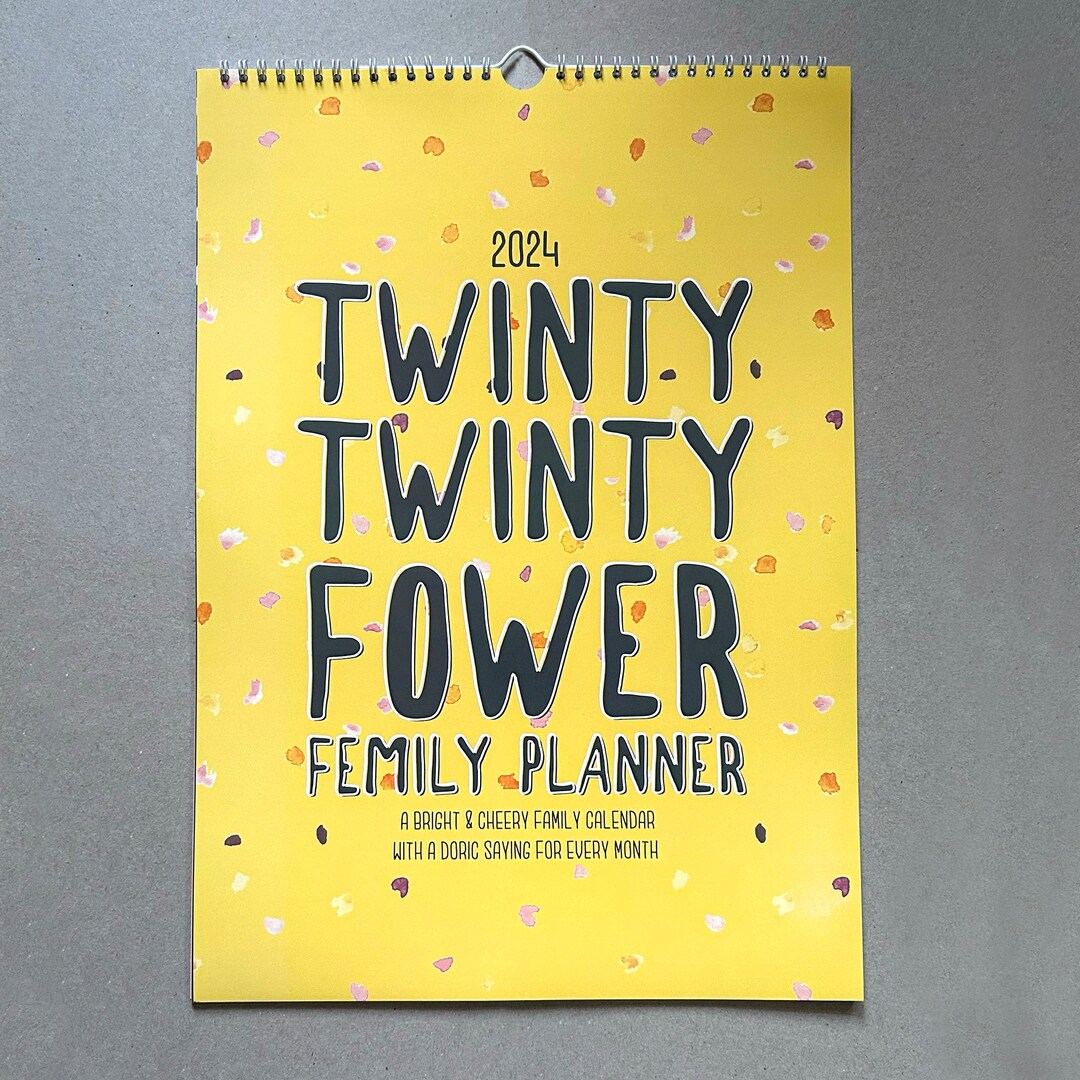 A3 FAMILY PLANNER, Scottish Calendar, Doric Calendar, Doric Sayings ...