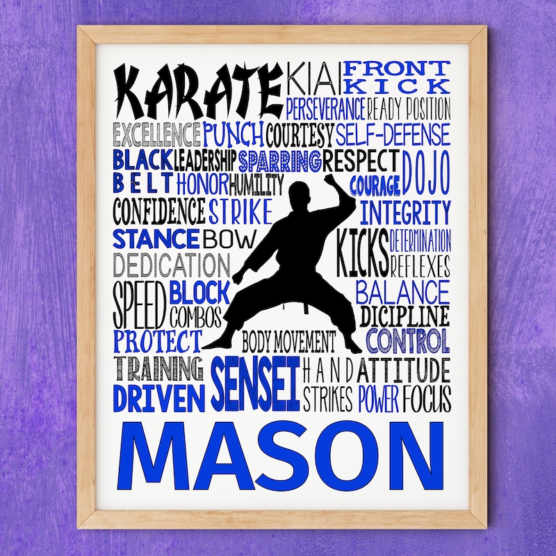 Karate Poster - Etsy