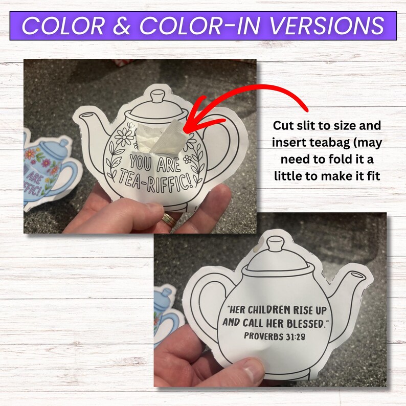 Mother's Day Teapot Craft Printable, Sunday School Activity, Christian ...