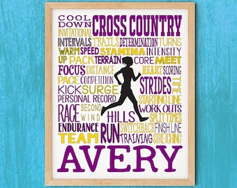 CROSS COUNTRY COACH Gift Cross Country Team Gift Track and Field Team ...