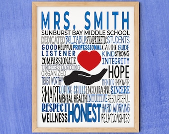 Counselor Poster School - Etsy