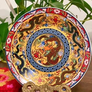 Colorful Dragon Teacups and Plates Set of 2 - Etsy