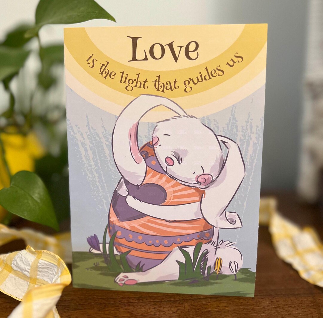 Love is the Light That Guides Us Greeting Card (printable PDF & PNG) - Etsy