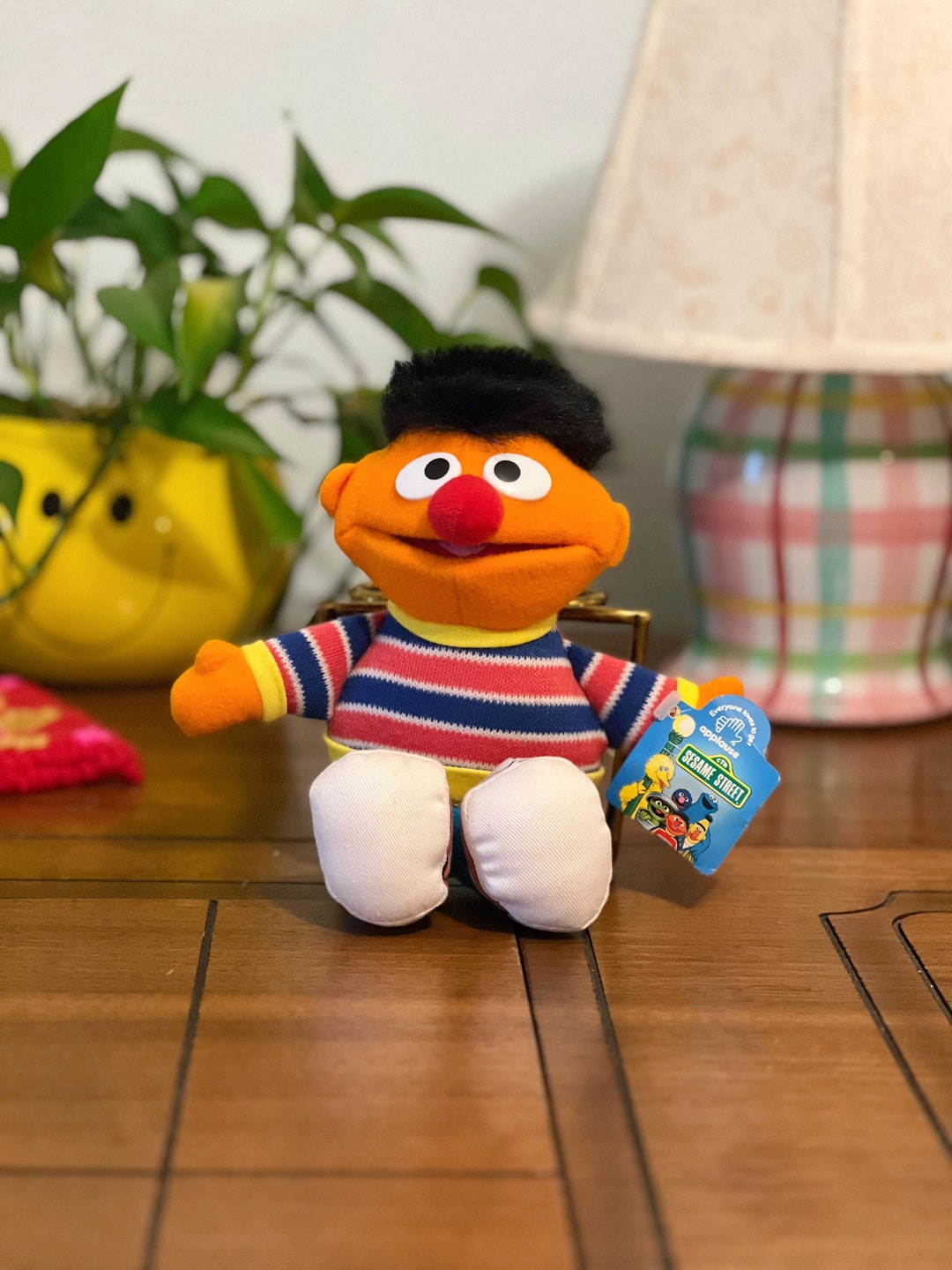 Vintage Applause Ernie Sesame Street Stuffed Animal Plush Toy - Etsy