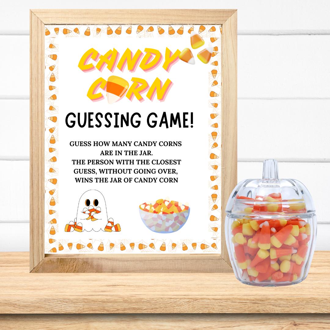 Candy Corn Guessing Game Printable, Halloween Party Game, Halloween ...