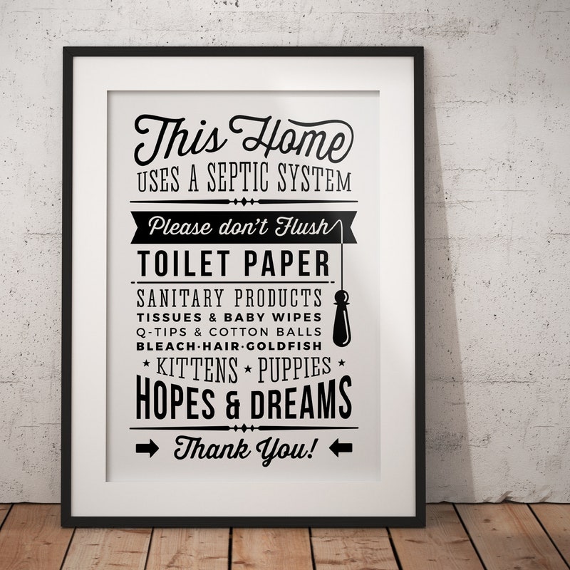 Funny Toilet Sign - Etsy